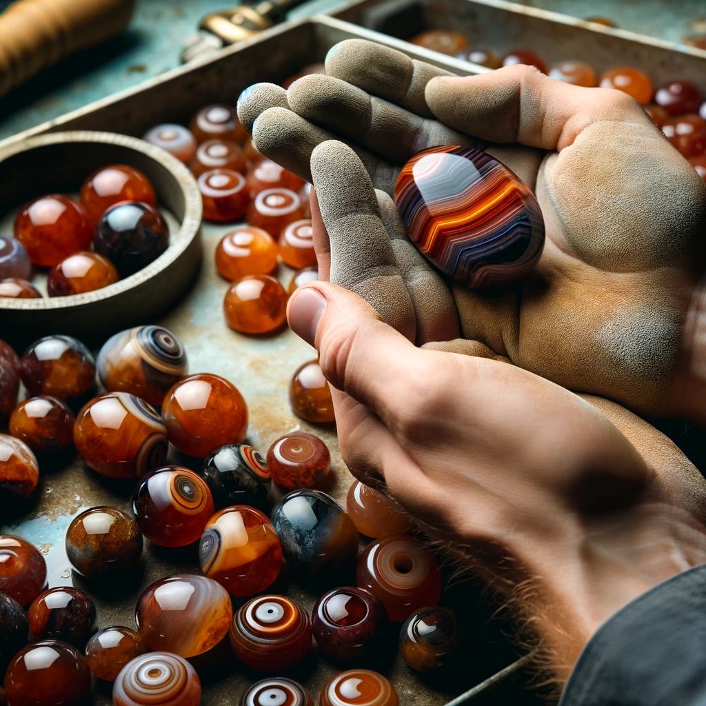 How to Cut and Polish Fire Agate Using a Tumbler - ROCK HOBBY HUB